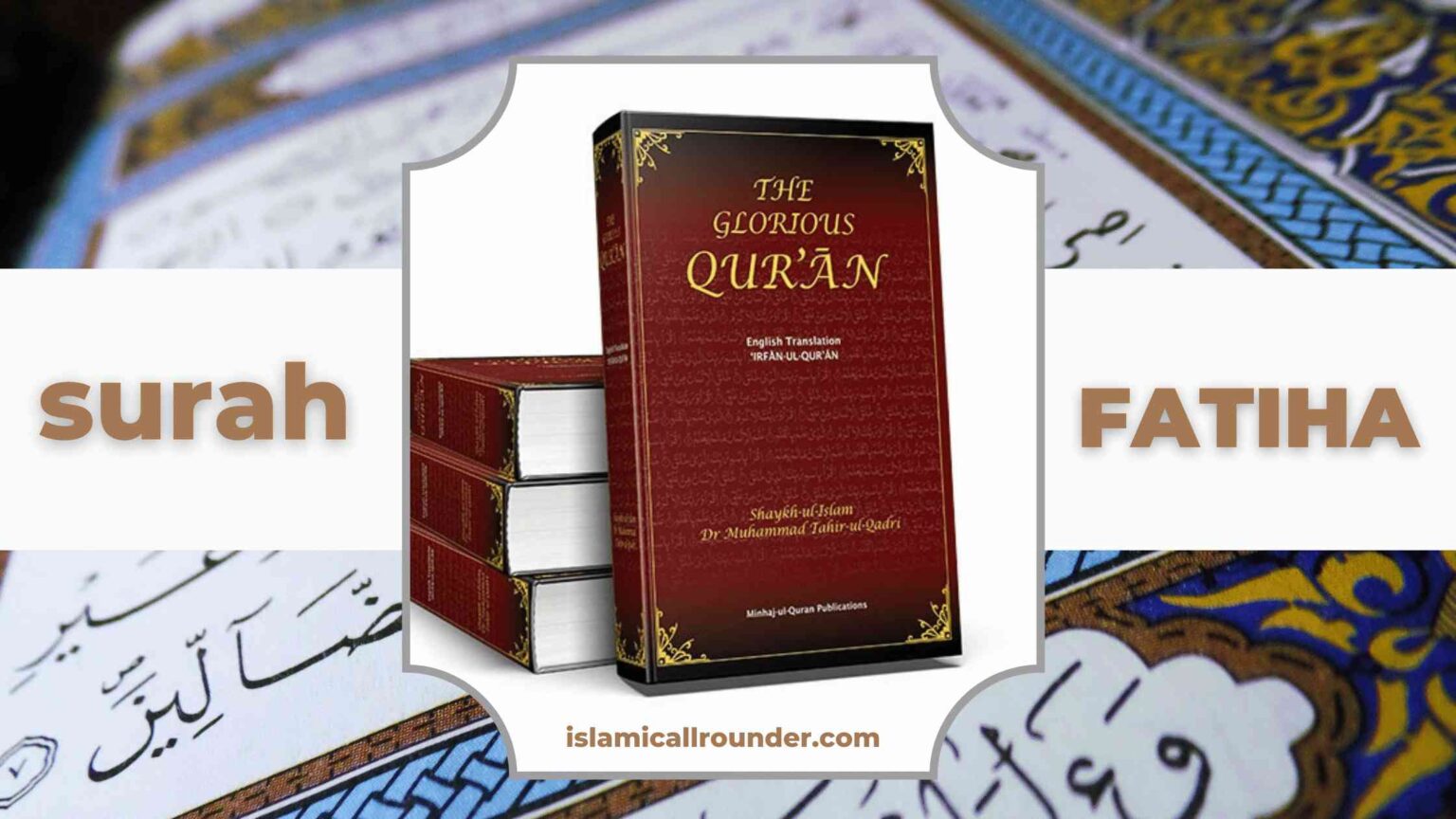 Surah Fatiha Meaning In English With Translation And Transliteration ...